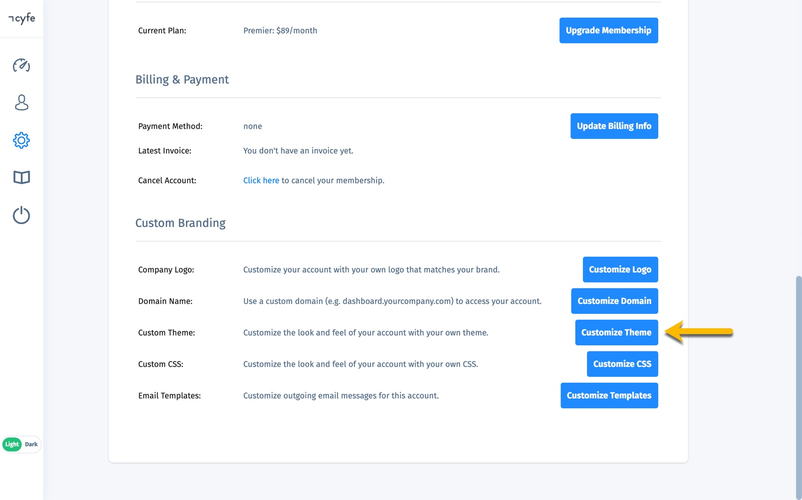 Getting Started with Cyfe
